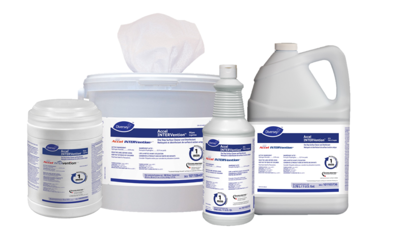 Accel® INTERVention™ RTU & Wipes - Diversey