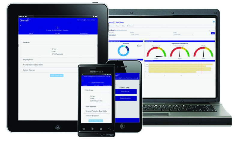 VeriClean Mobile Application and Dashboards - Diversey